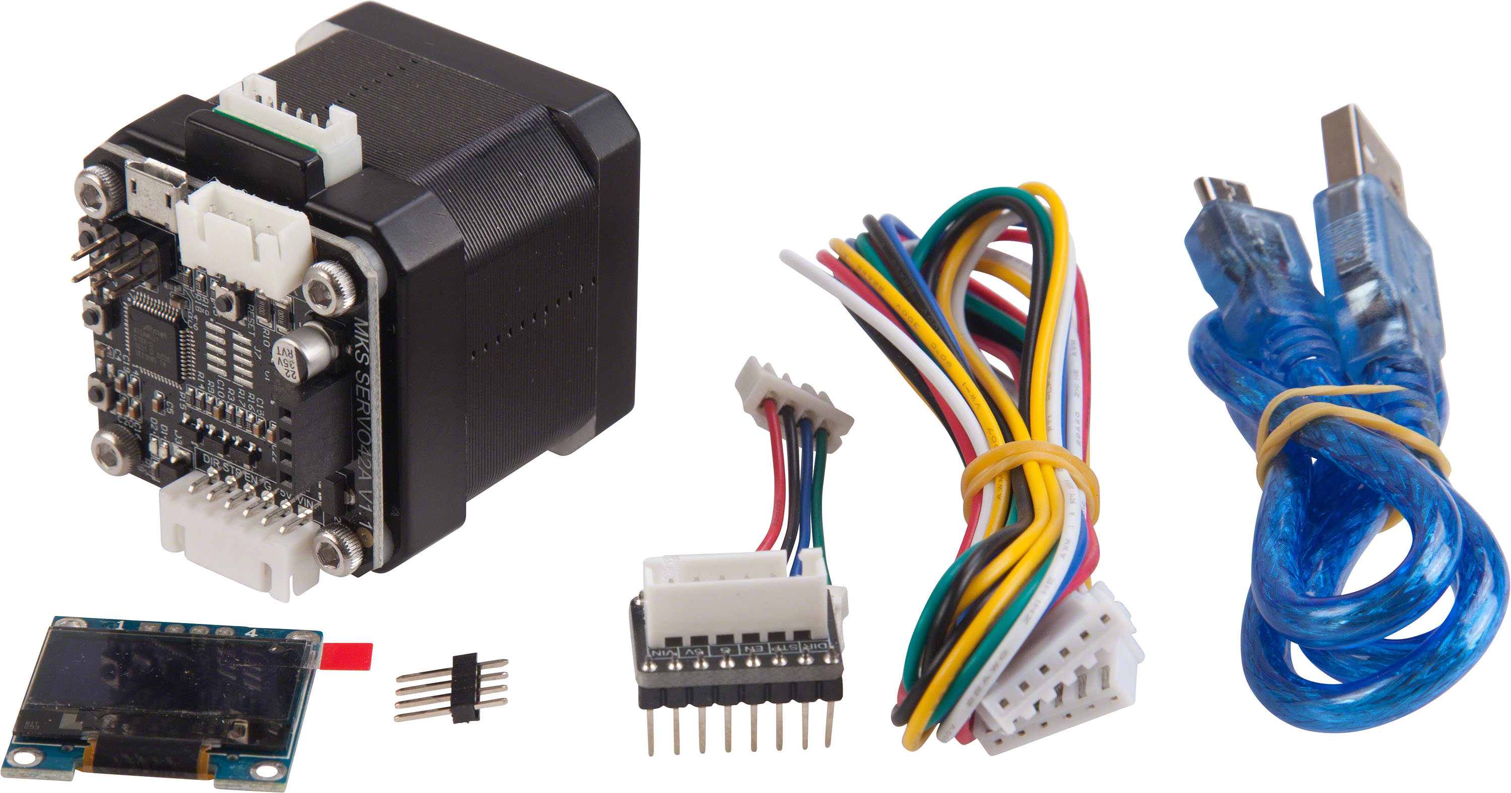 3DWare.ch Handelsware MKS SERVO42 Nema 17 Schrittmotor geschlossene Schleife mit Display 3D-MKS ...